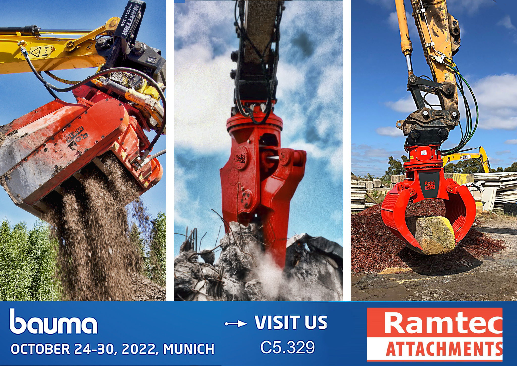 Ramtec Attachment at Bauma 2022 fair - Ramtec Attachments